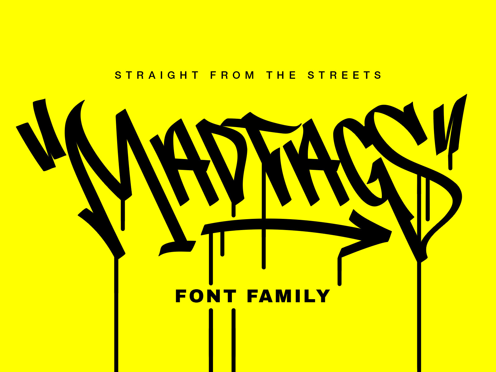 Madtags Font Family - Graffont